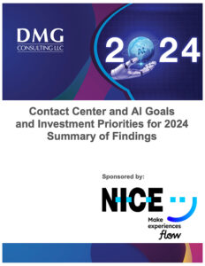 Contact Center and AI Goals and Investment Priorities for 2024 Summary ...