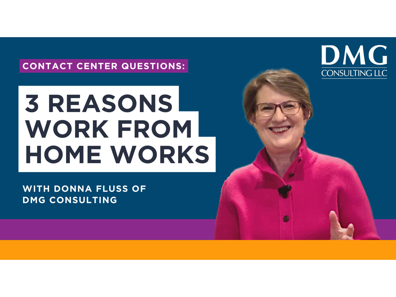 3 Reasons Work From Home Works - DMG Consulting