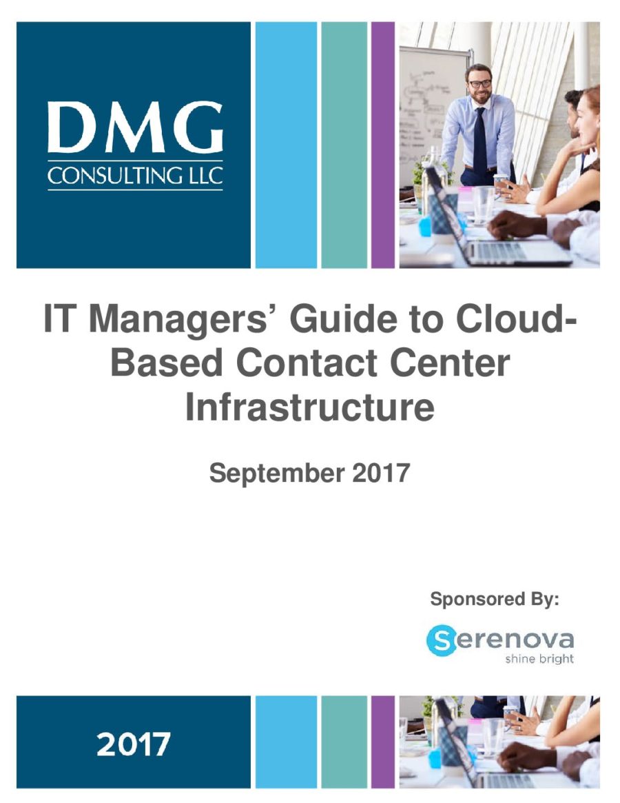 IT Managers’ Guide to Cloud-Based Contact Center Infrastructure ...